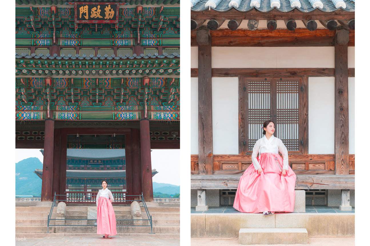 Traditional Hanbok Photoshoot at Gyeongbokgung Palace | Seoul - Klook